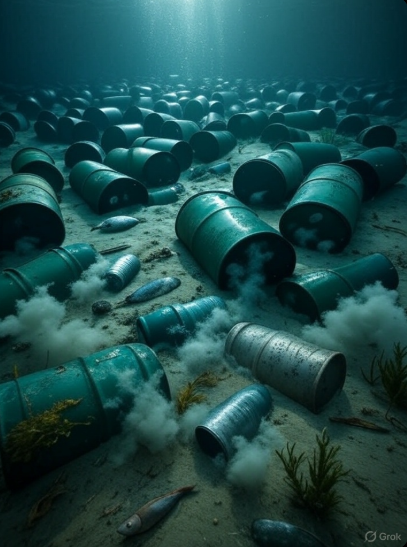 200 000 barrels of radioactive waste dumped in the Bay of Biscay ...