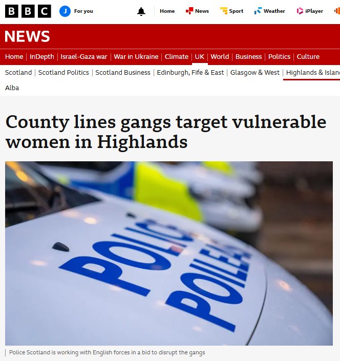 Reports of increasing numbers of girl victims of County Lines drug ...