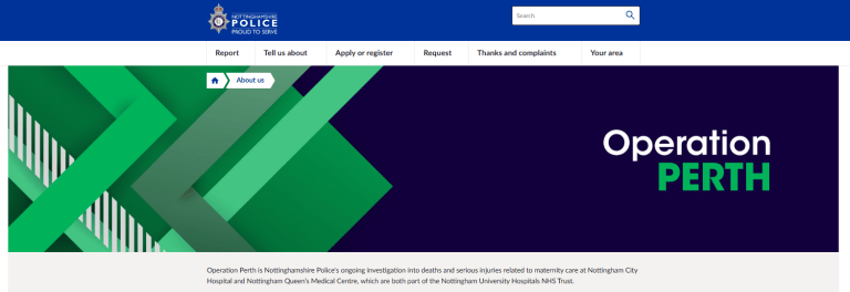 Nottingham Police’s investigation into NHS Nottingham Maternity’s ...